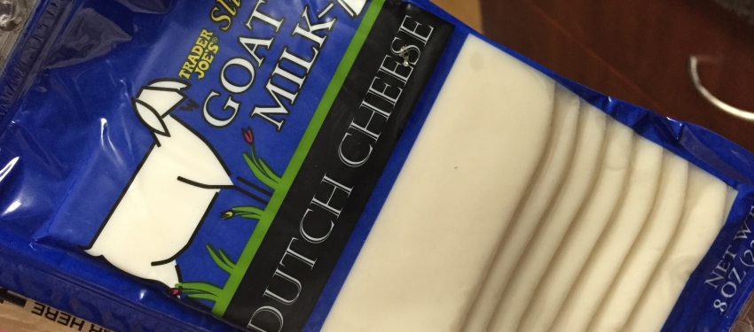 Trader Joes Sliced Goats Milk Dutch Cheese - Food and Beverages - Kid's ...